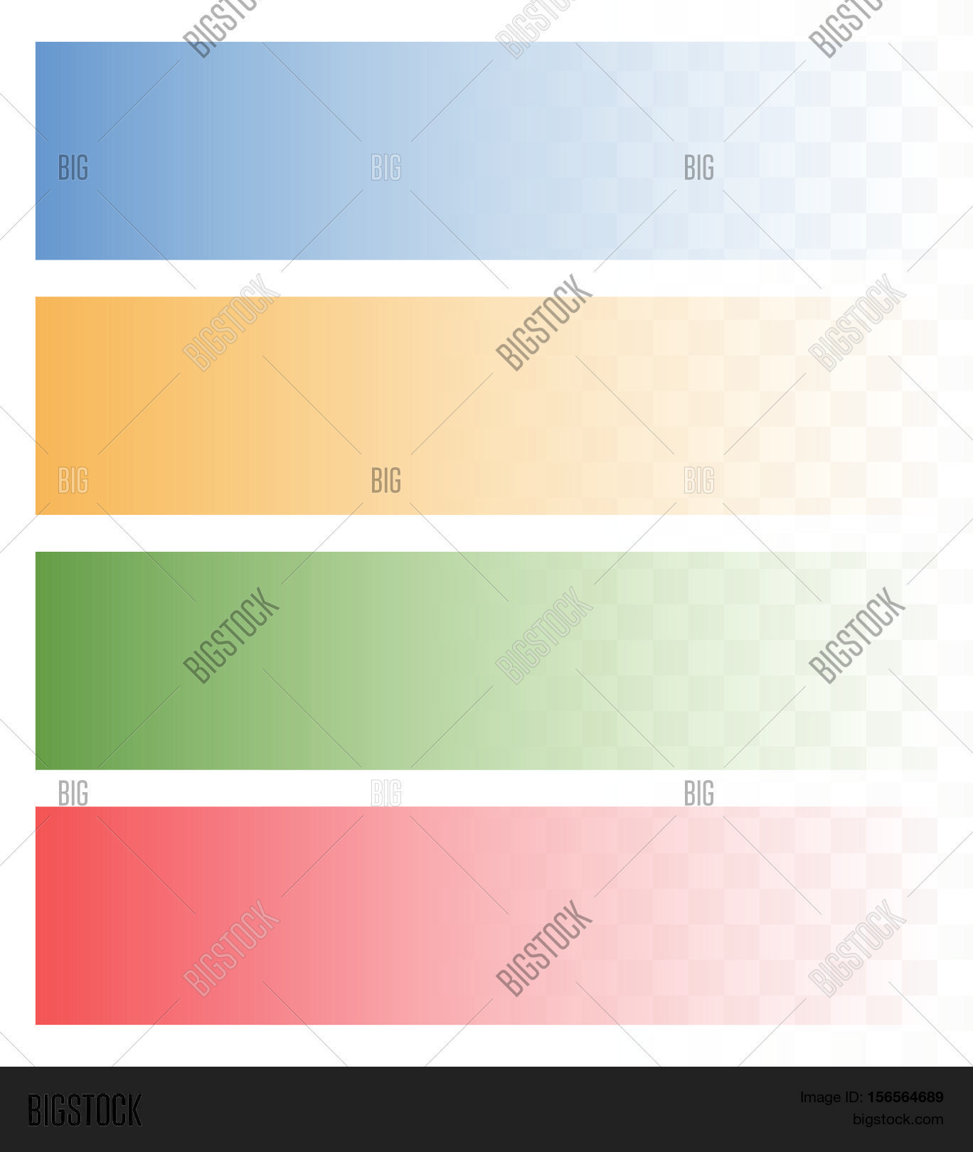 Set Fading Banner Vector & Photo (Free Trial) | Bigstock