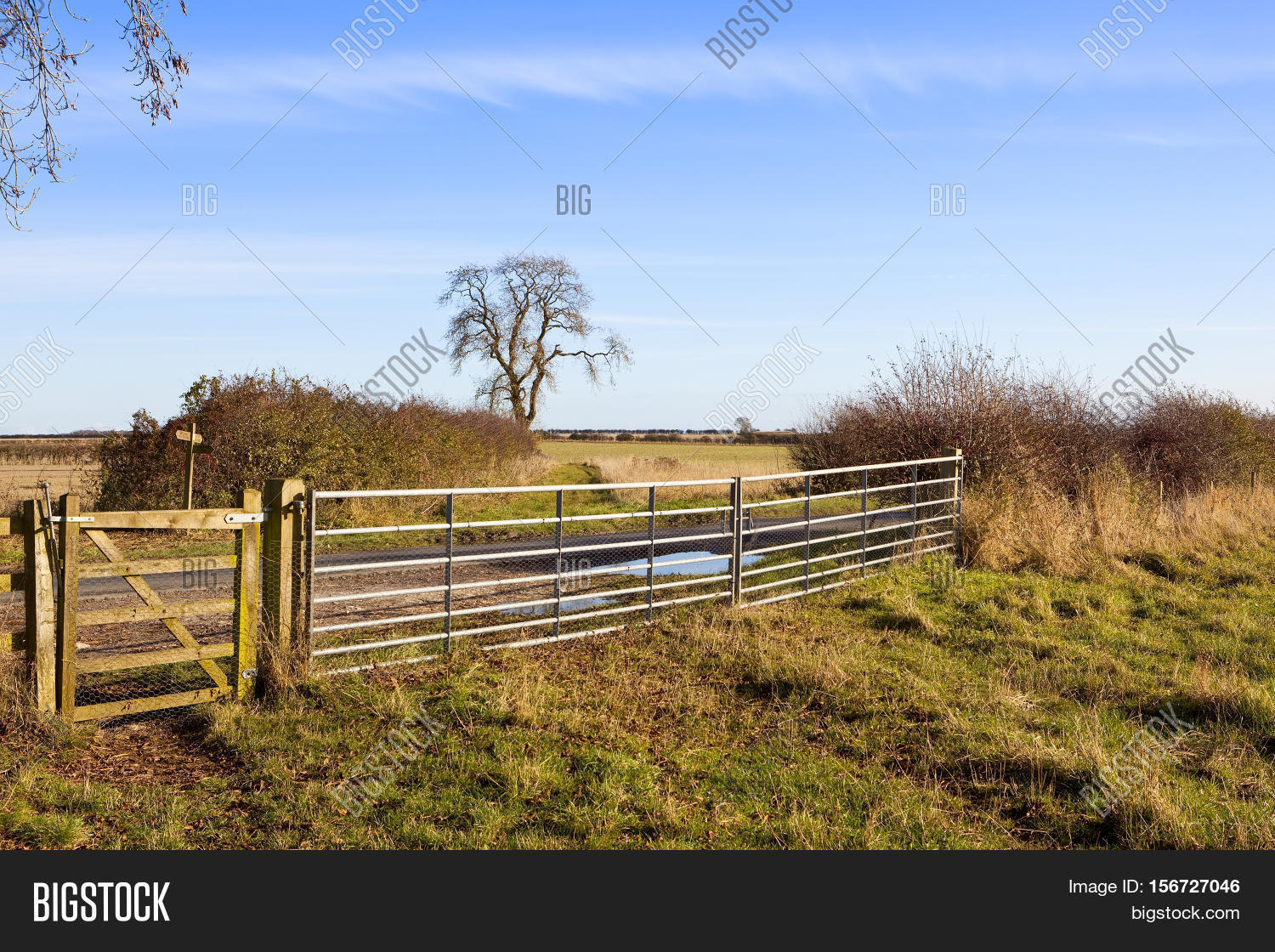 Metal Gate Bridleway Image & Photo (Free Trial) | Bigstock