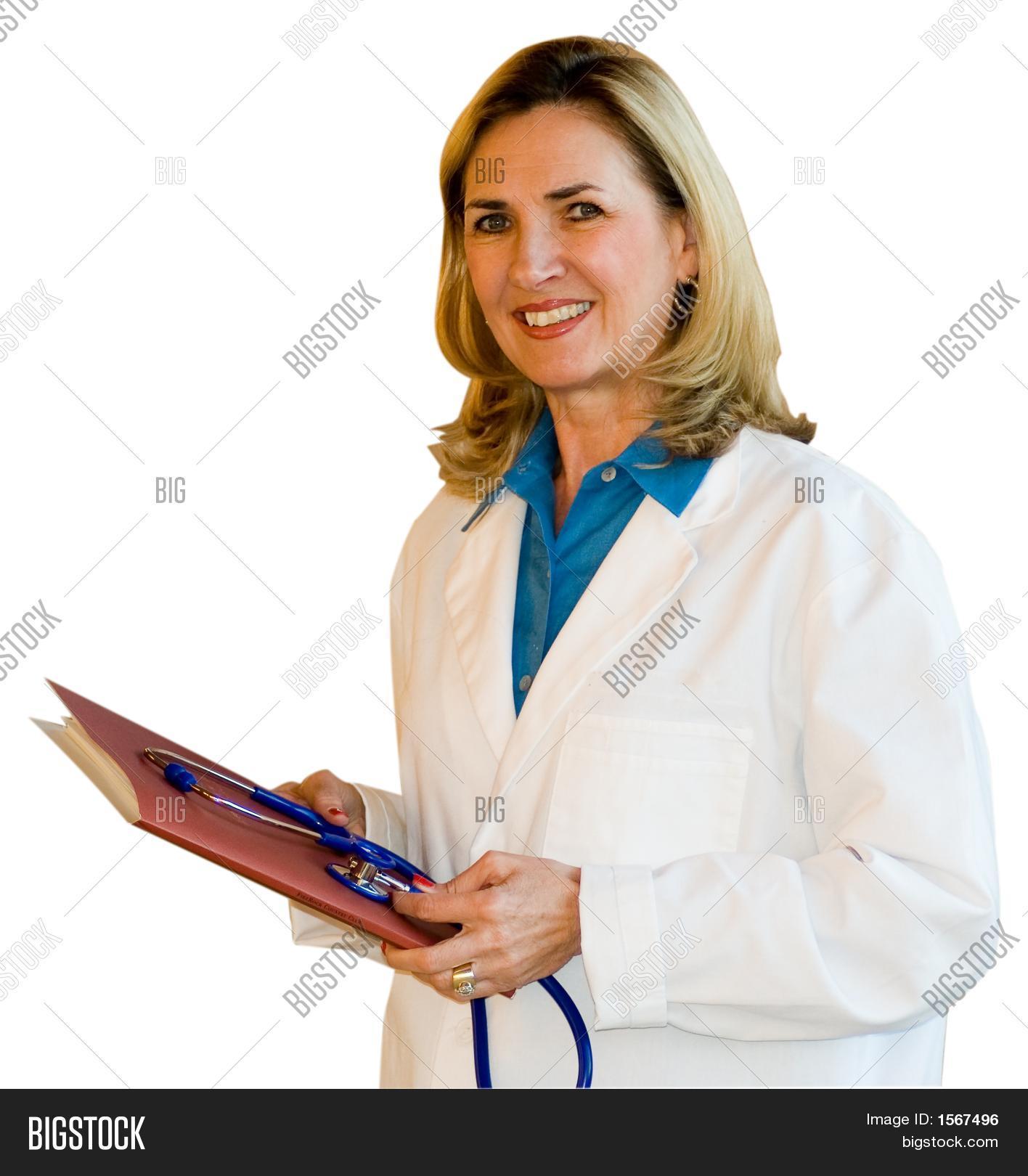 Female Doctor Charts Image & Photo (Free Trial) | Bigstock