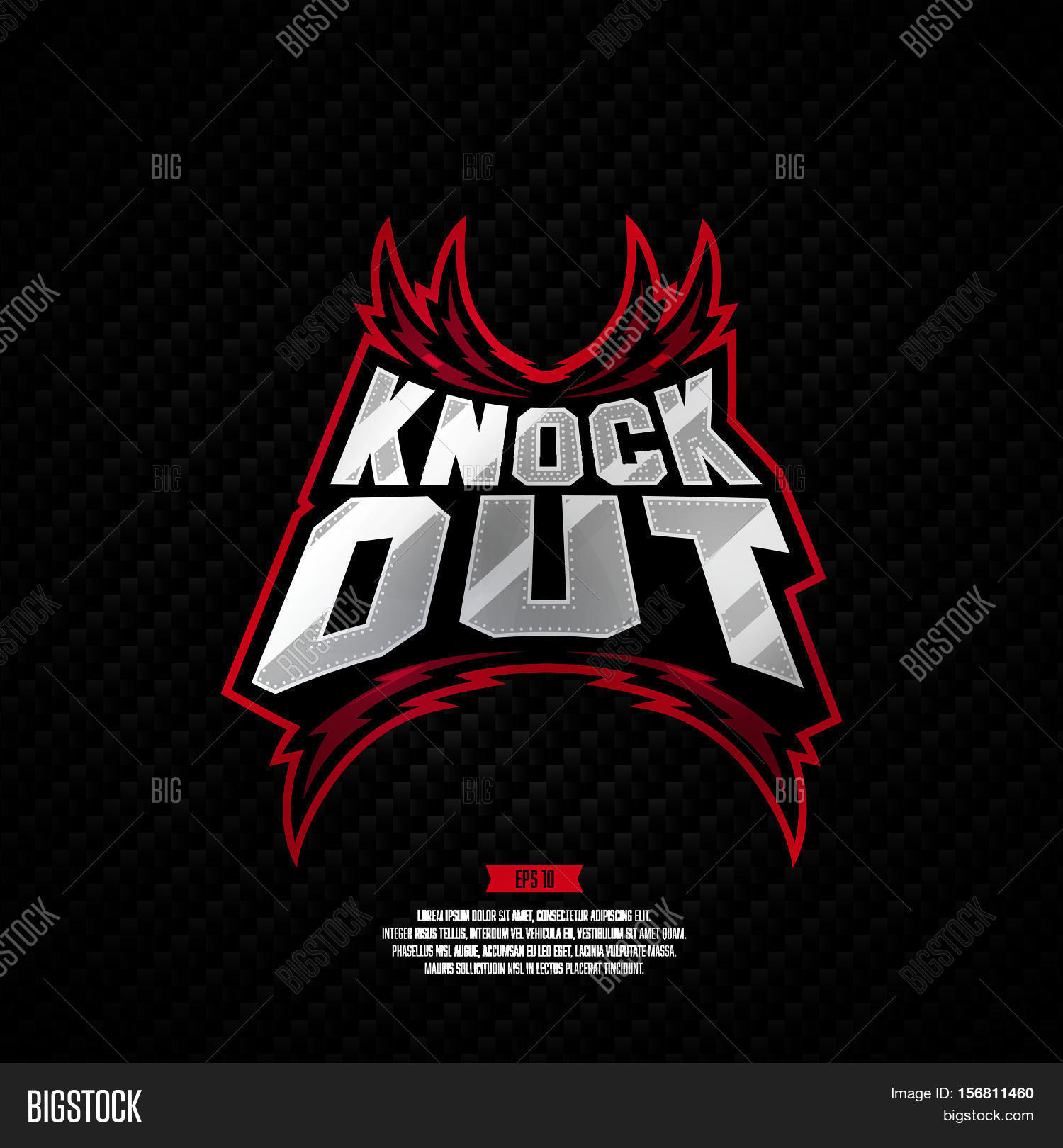 Knockout Fighting Vector & Photo (Free Trial) | Bigstock