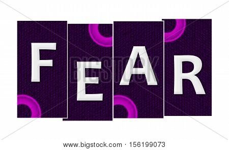 Fear Text Alphabets Image & Photo (Free Trial) | Bigstock