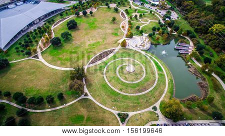 Butler Park Seen Above Image & Photo (Free Trial) | Bigstock