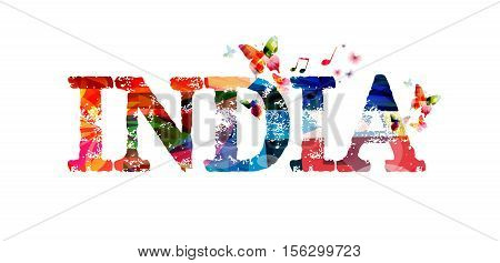 India Typographic Image & Photo (Free Trial) | Bigstock