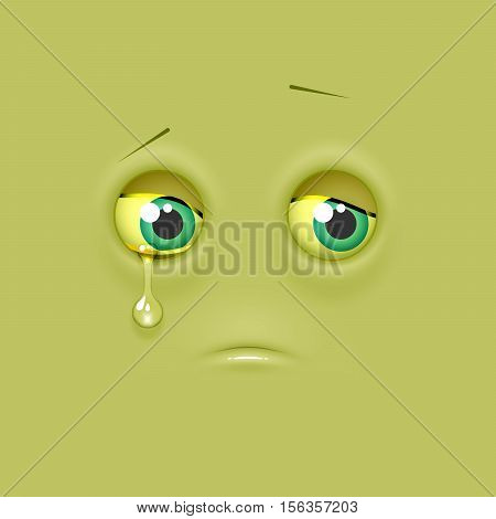 Cute Lonely Emoticon Vector & Photo (Free Trial) | Bigstock