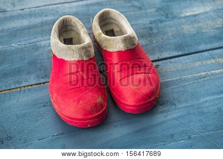 Red Rubber Galoshes On Image & Photo (Free Trial) | Bigstock