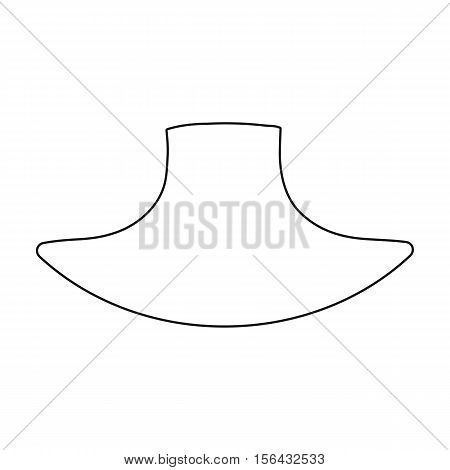 Neck Icon Outline Vector & Photo (Free Trial) | Bigstock