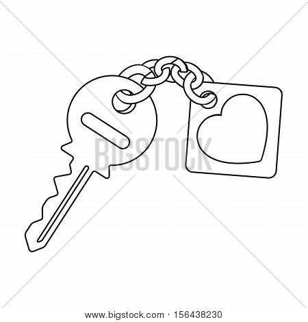 Key Icon Outline Vector & Photo (Free Trial) | Bigstock