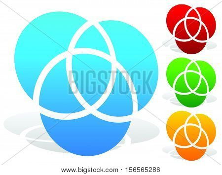 Three Circles Overlap Images, Illustrations & Vectors (Free) - Bigstock