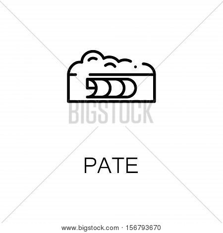 Pate Flat Icon. Vector & Photo (Free Trial) | Bigstock