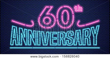 60 Years Anniversary Vector & Photo (Free Trial) | Bigstock