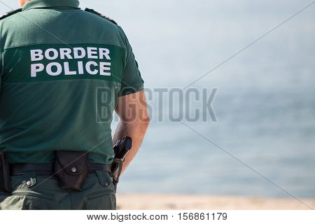 Closeup Border Police Image & Photo (Free Trial) | Bigstock