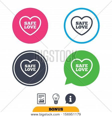 Safe Love Sign Icon. Vector & Photo (Free Trial) | Bigstock
