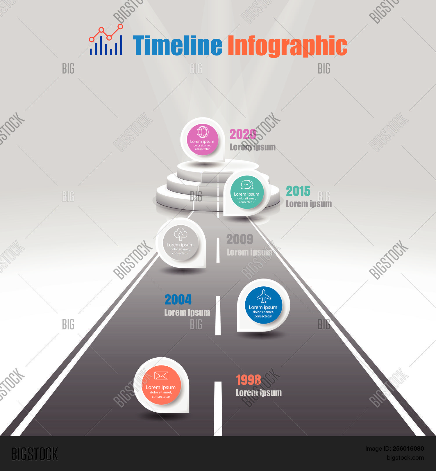 Business Road Map Vector & Photo (Free Trial) | Bigstock