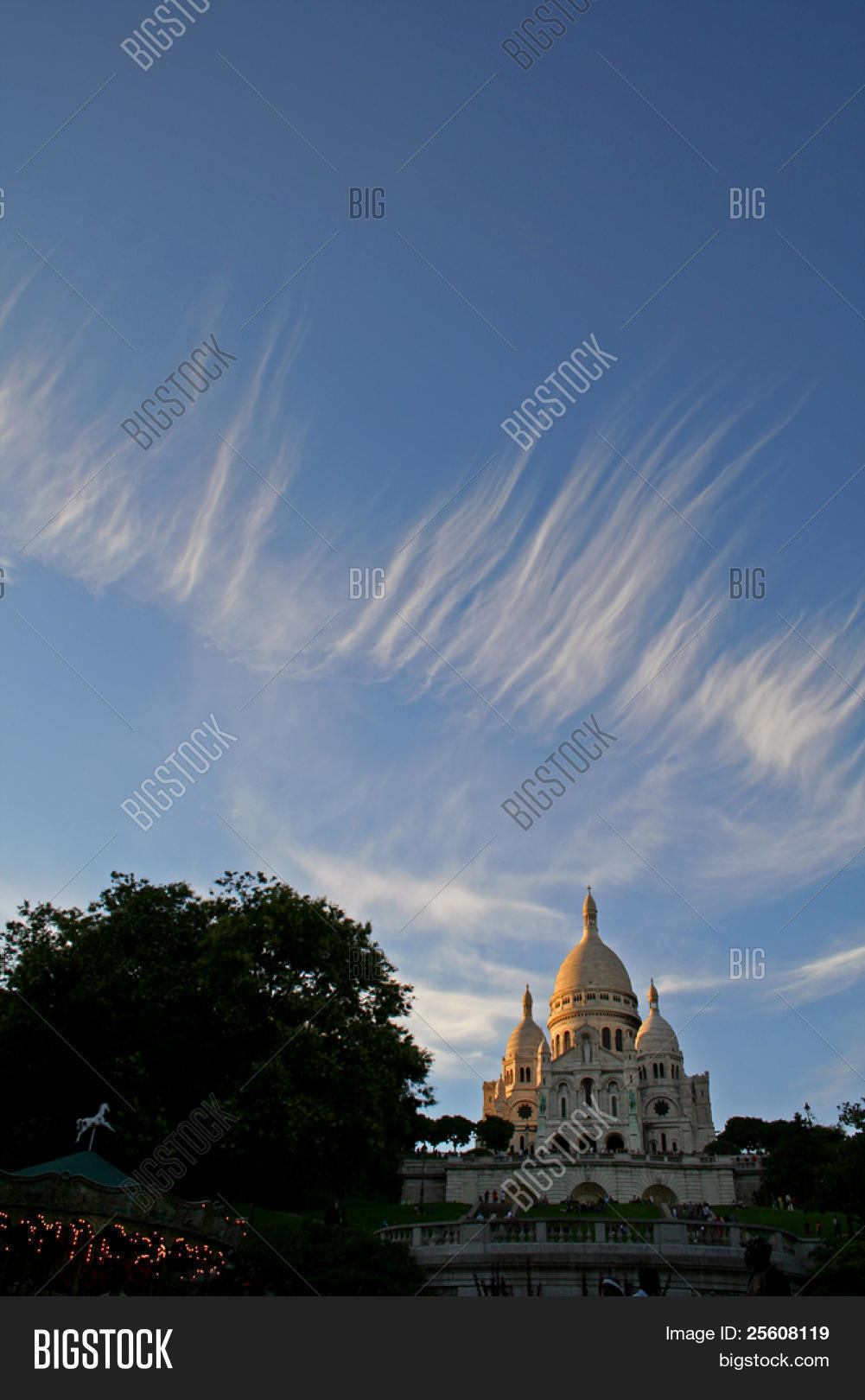 Sacre Coeur Sunset Image & Photo (Free Trial) | Bigstock
