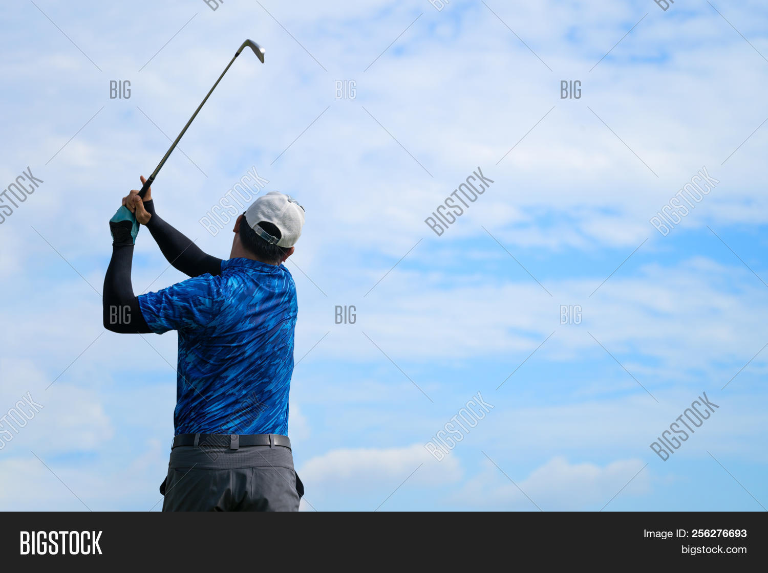 Golfer Hitting Golf Image & Photo (Free Trial) | Bigstock