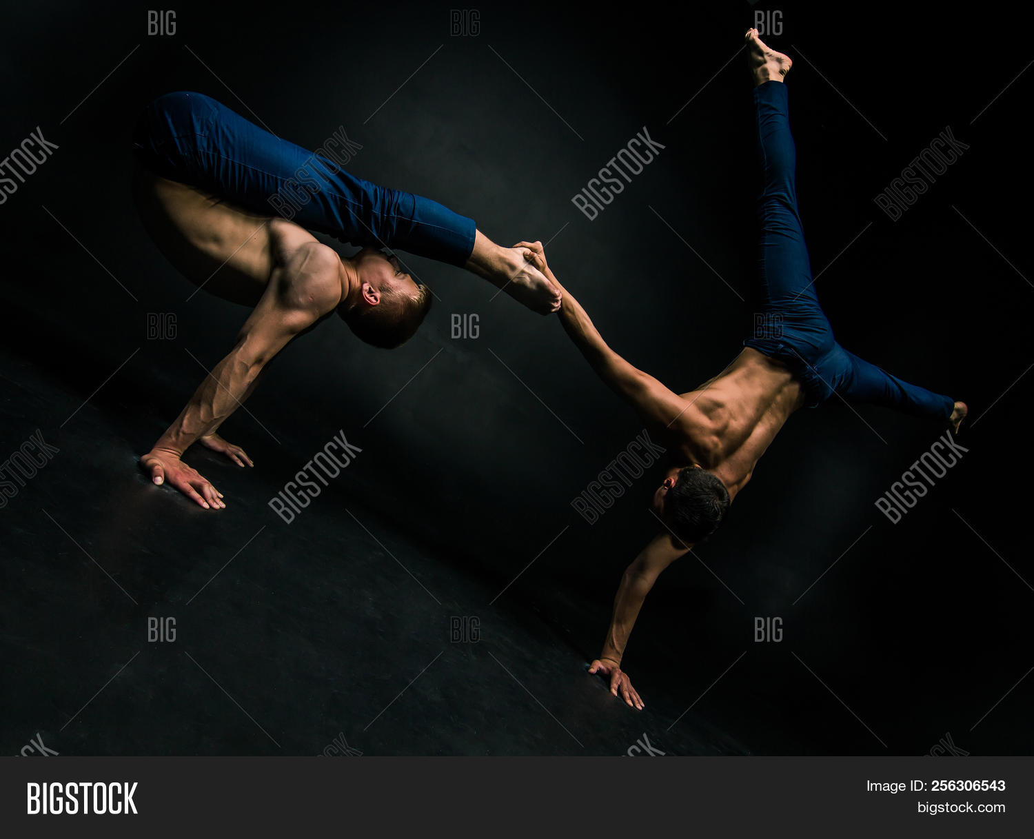 Male Acrobatic Duo Image & Photo (Free Trial) | Bigstock