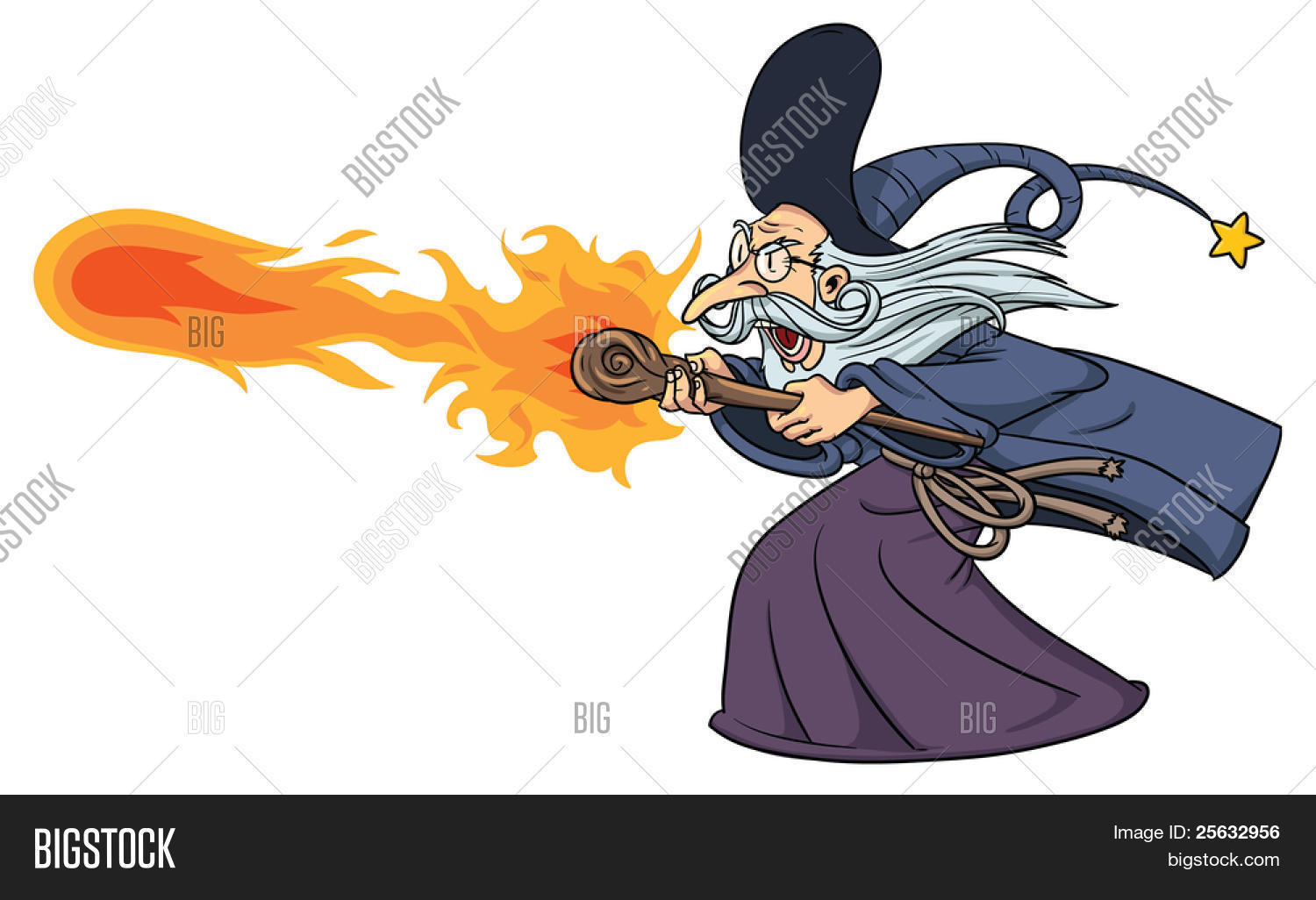 Cartoon Wizard Vector & Photo (Free Trial) | Bigstock
