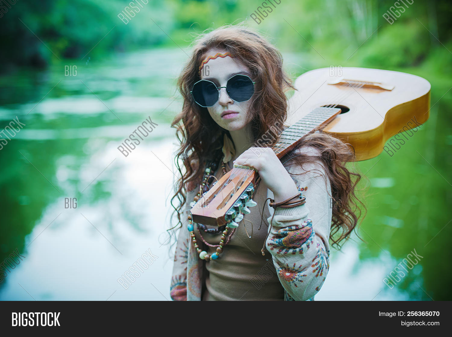 Beautiful Hippie Girl Image & Photo (Free Trial) | Bigstock