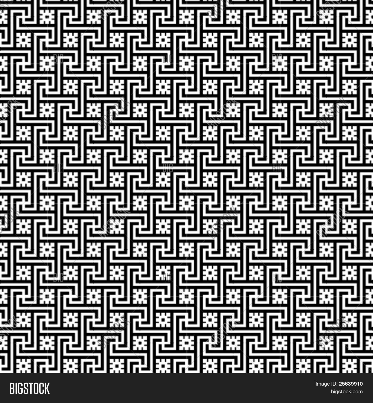 B/W Vector Pattern Vector & Photo (Free Trial) | Bigstock