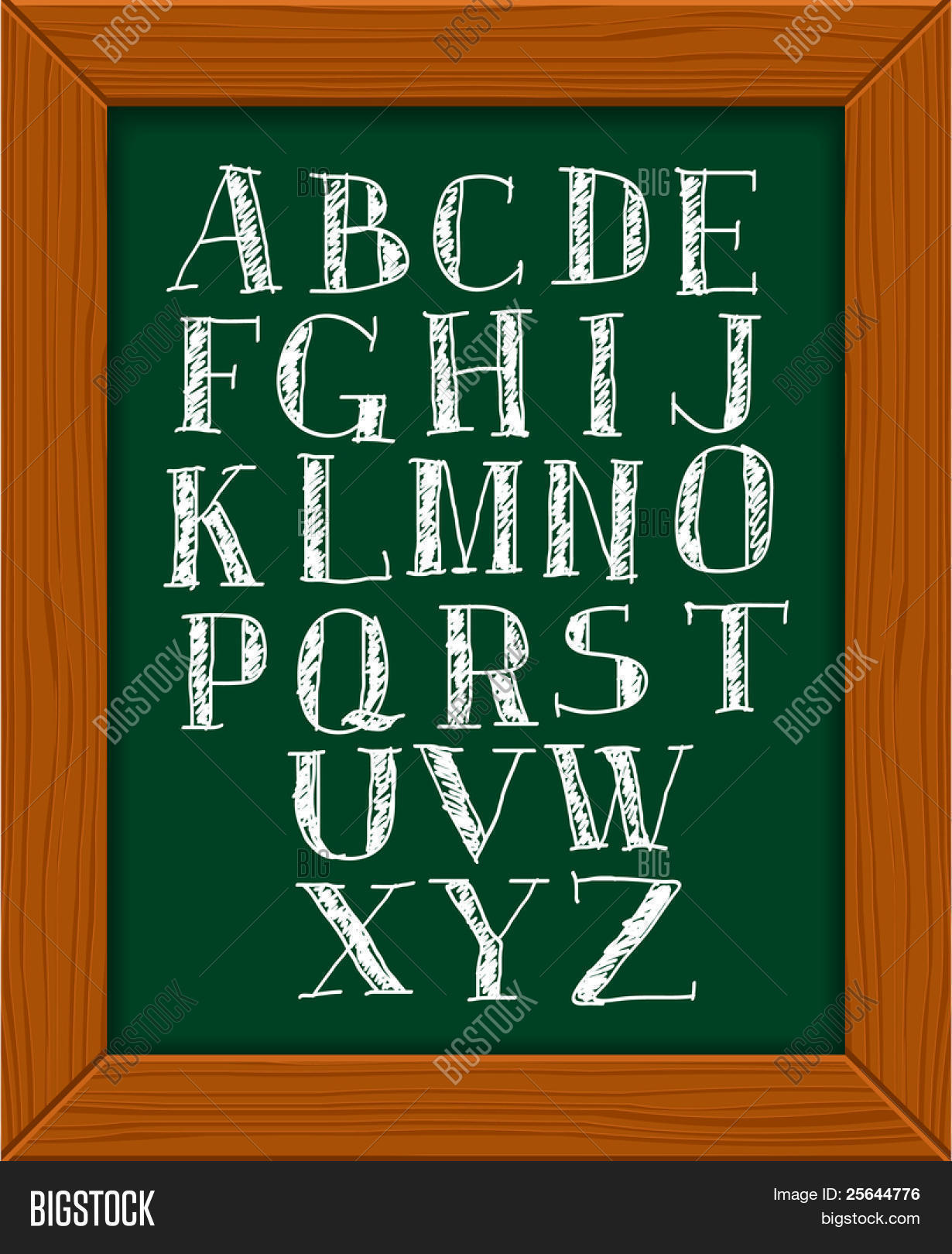 Vector y foto Alfabeto De Doodle (prueba gratis) | Bigstock