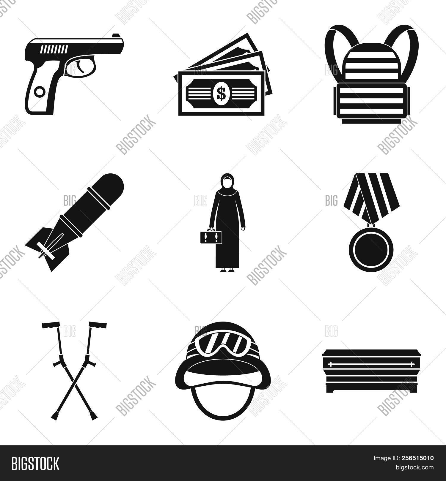 Chastisement Icons Set Image & Photo (Free Trial) | Bigstock