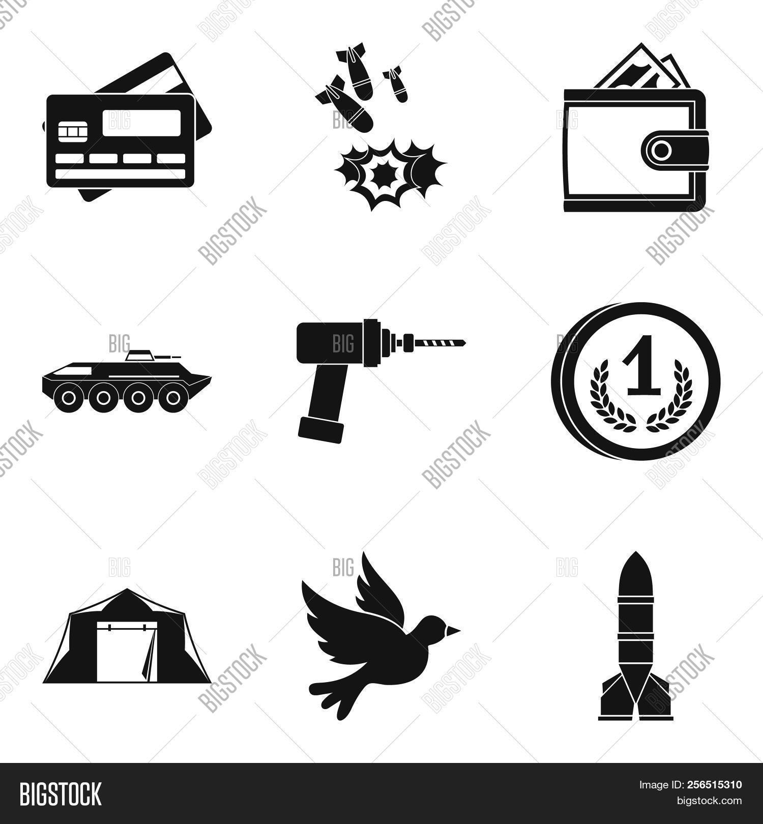 Military Force Icons Image & Photo (Free Trial) | Bigstock