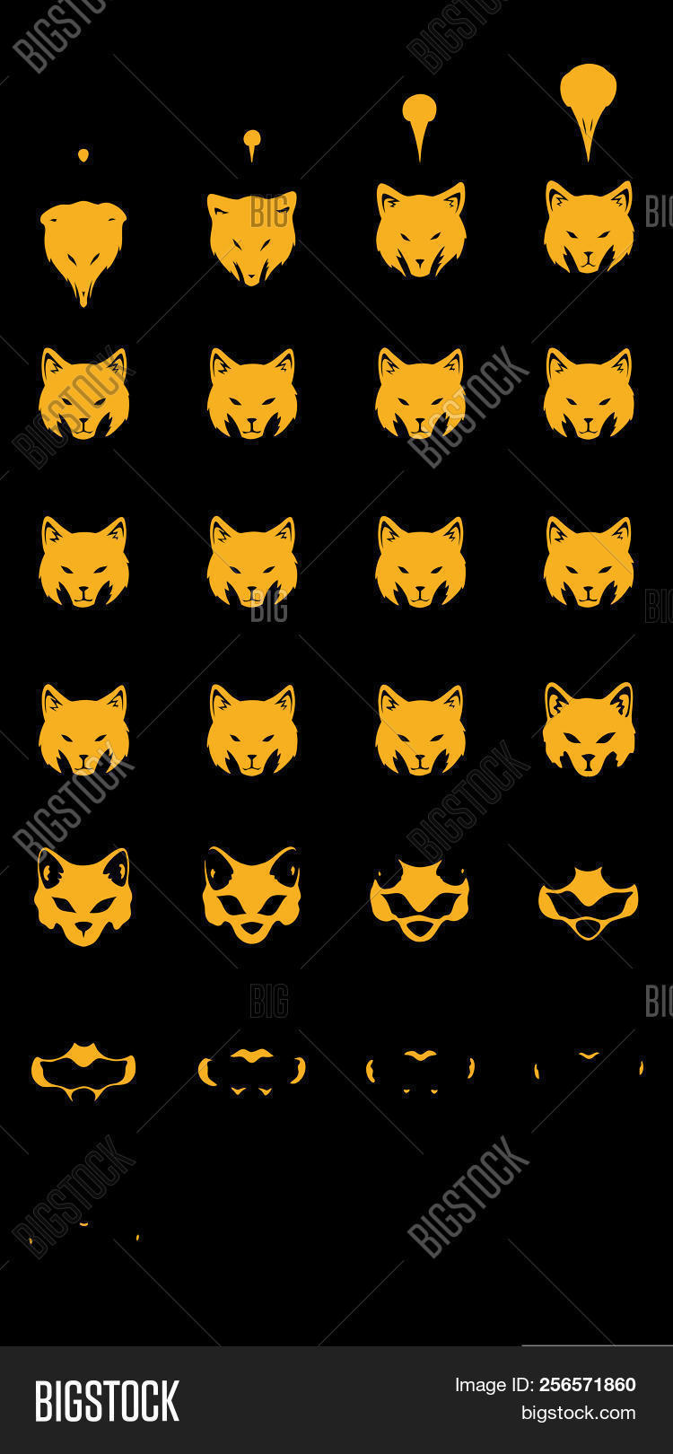 Sprite Sheets Animal. Image & Photo (Free Trial) | Bigstock