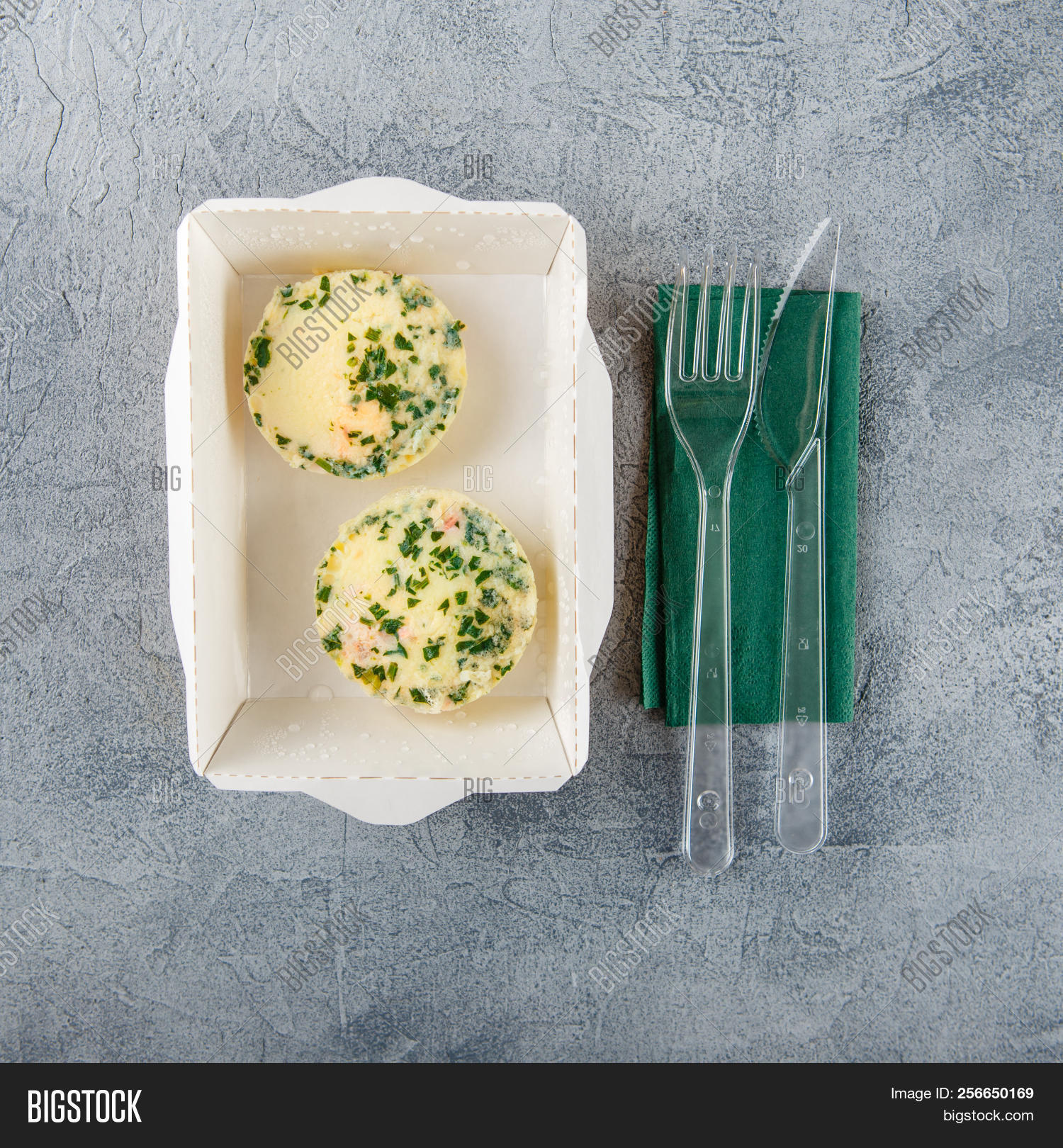 Muffins Eggs Fish Image & Photo (Free Trial) | Bigstock