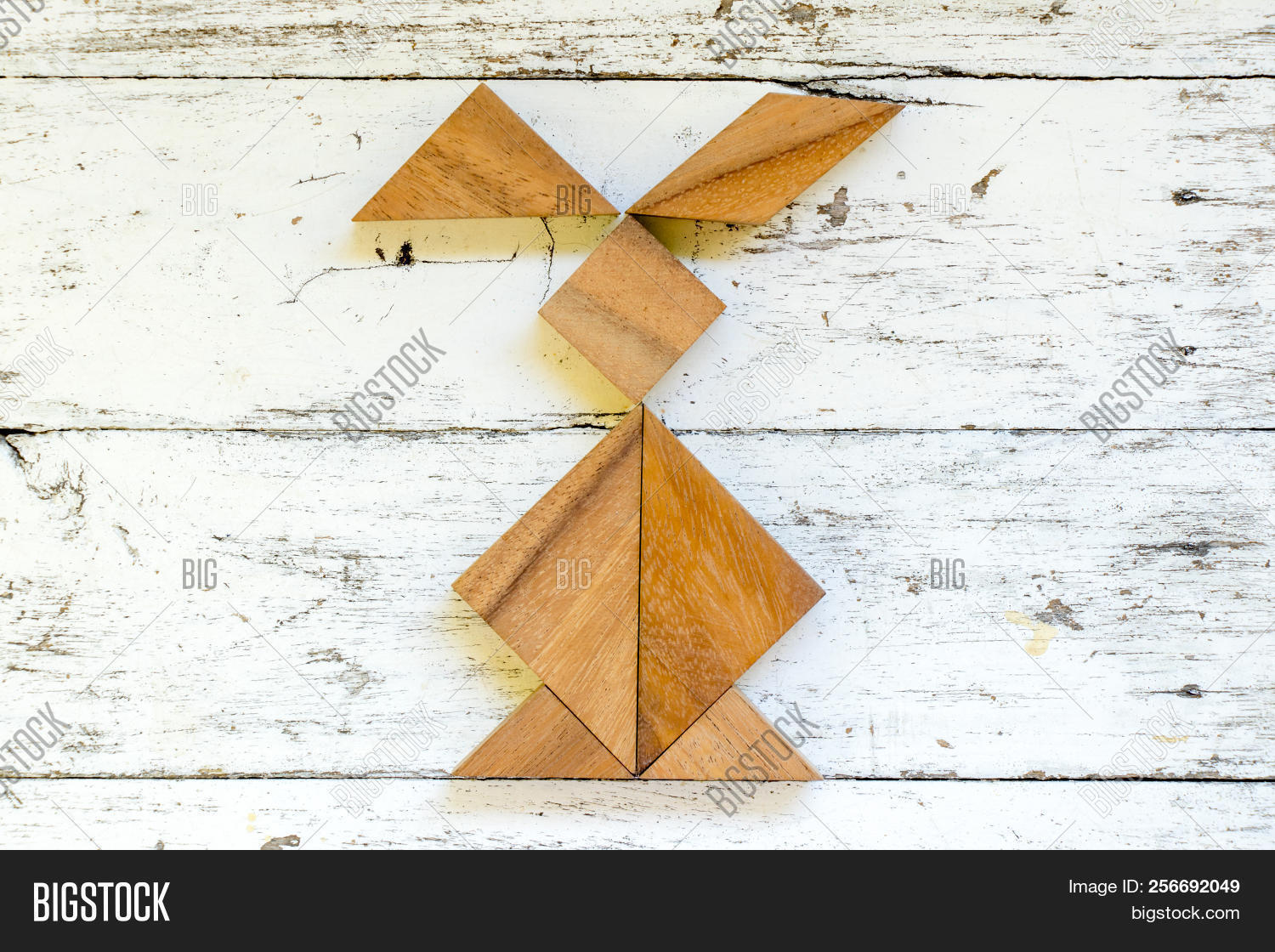 Tangram Puzzle Rabbit Image & Photo (Free Trial) | Bigstock