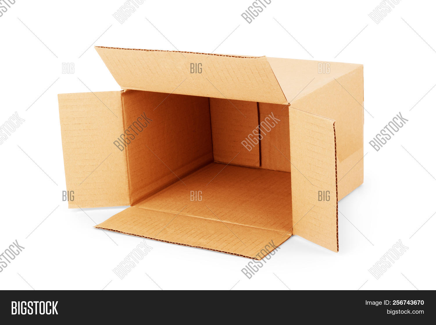 Cardboard Box Isolated Image & Photo (Free Trial) | Bigstock