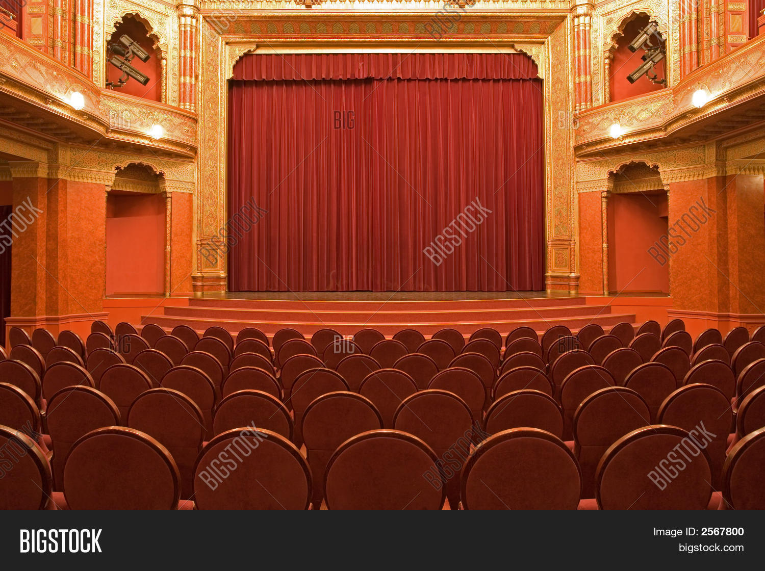 Cinema Stage Red Image & Photo (Free Trial) | Bigstock