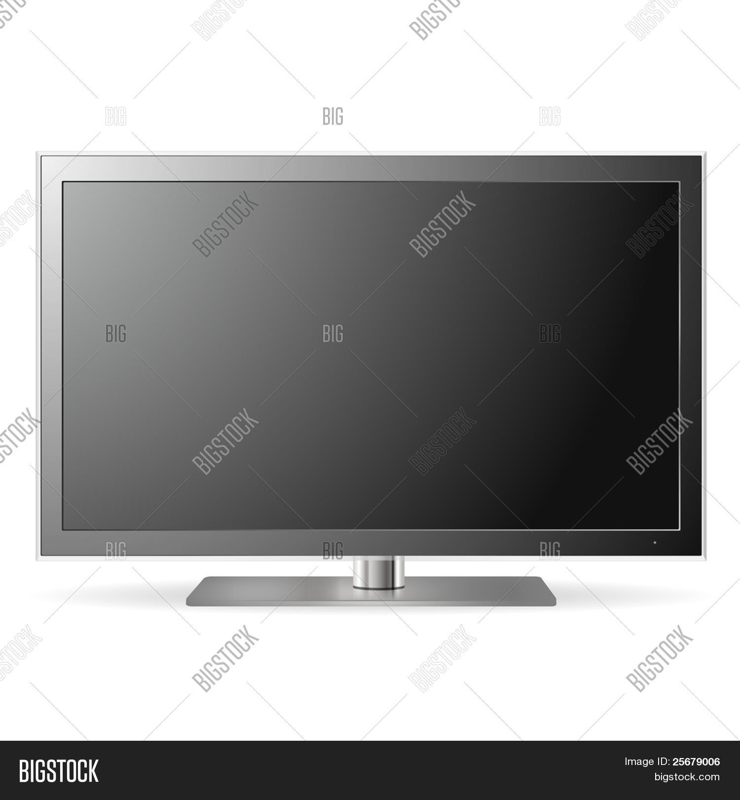 LCD TV (vector) Vector & Photo (Free Trial) | Bigstock