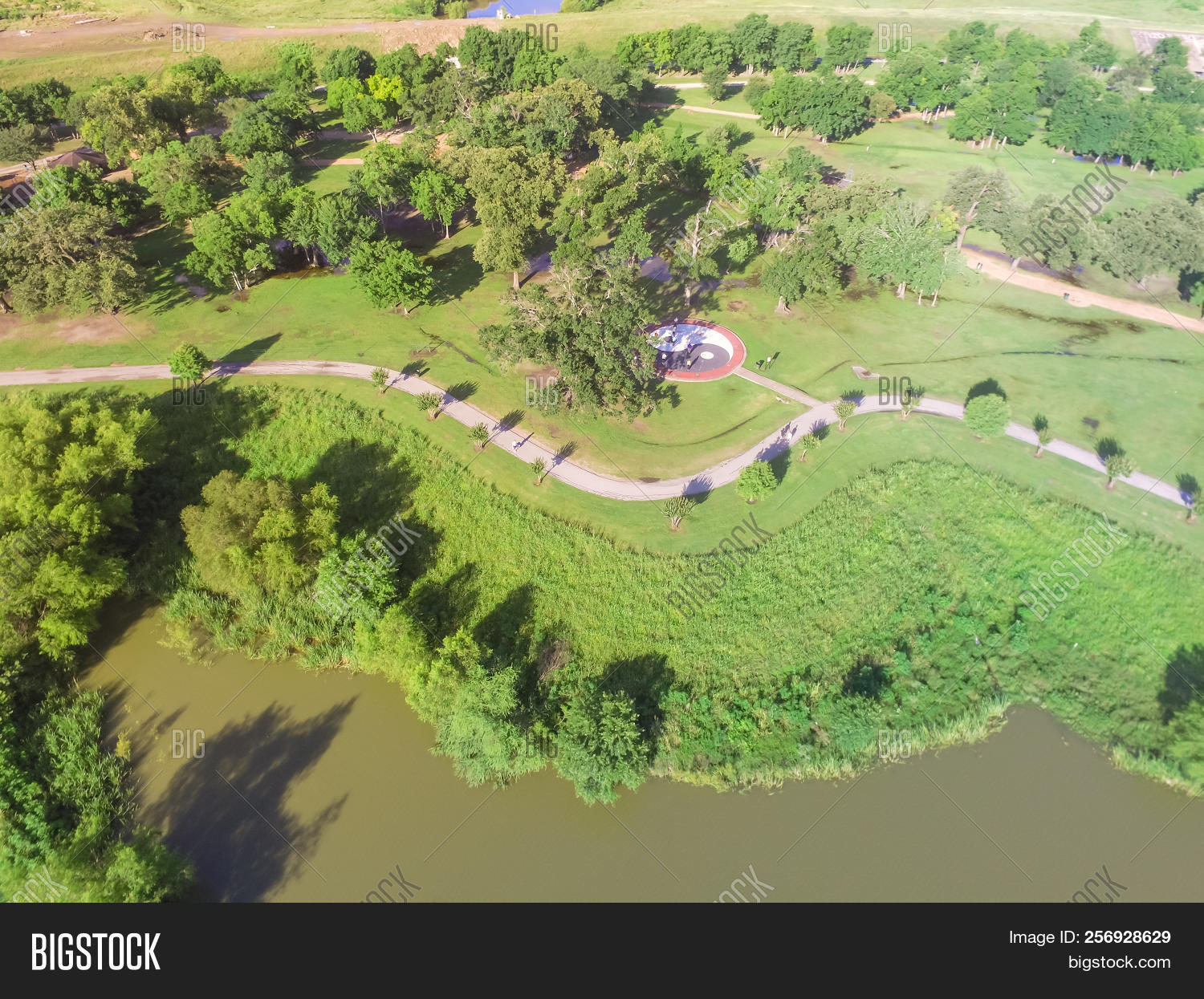 Top View Lakeside Image & Photo (Free Trial) | Bigstock