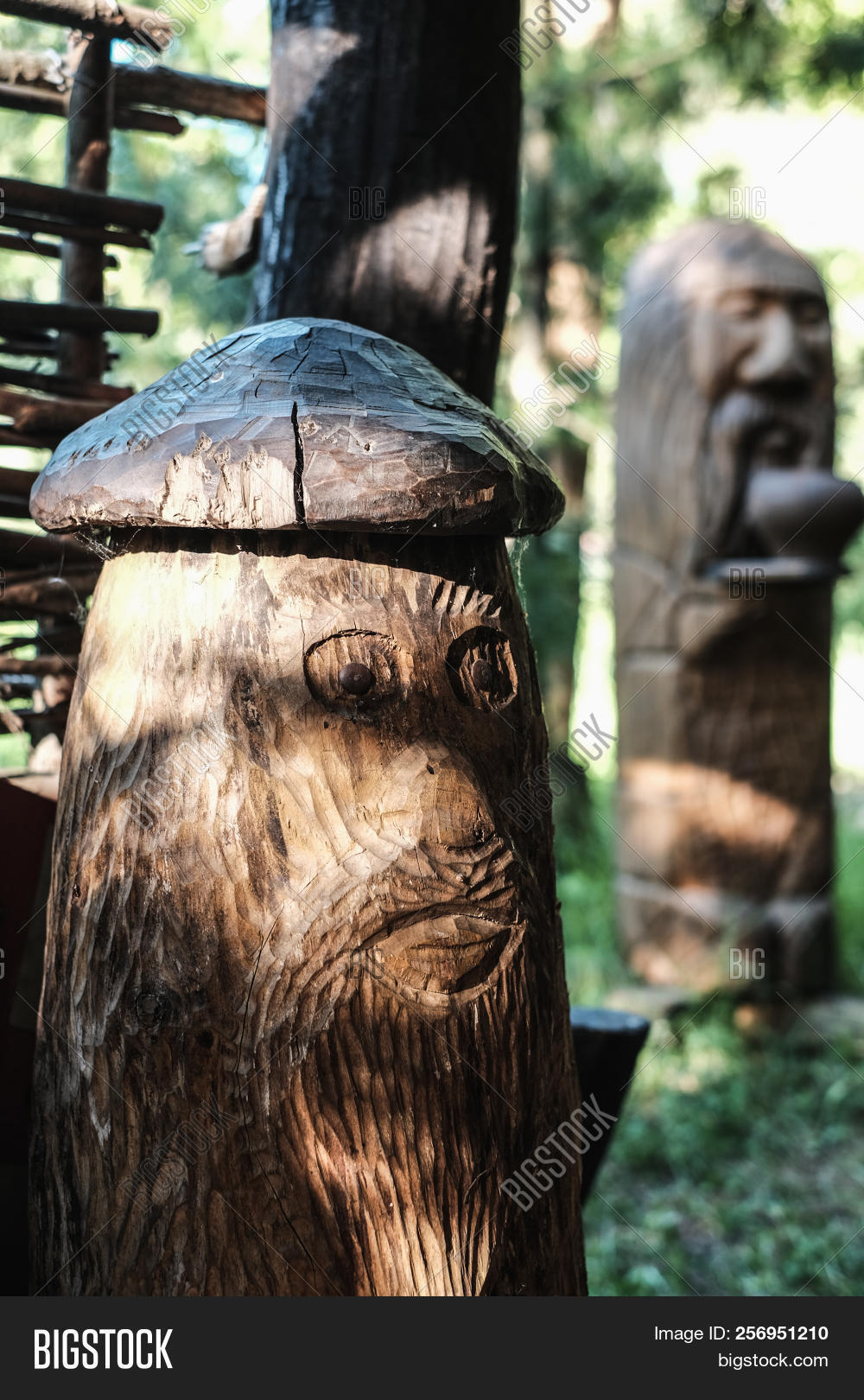 Ancient Wooden Idols Image & Photo (Free Trial) | Bigstock
