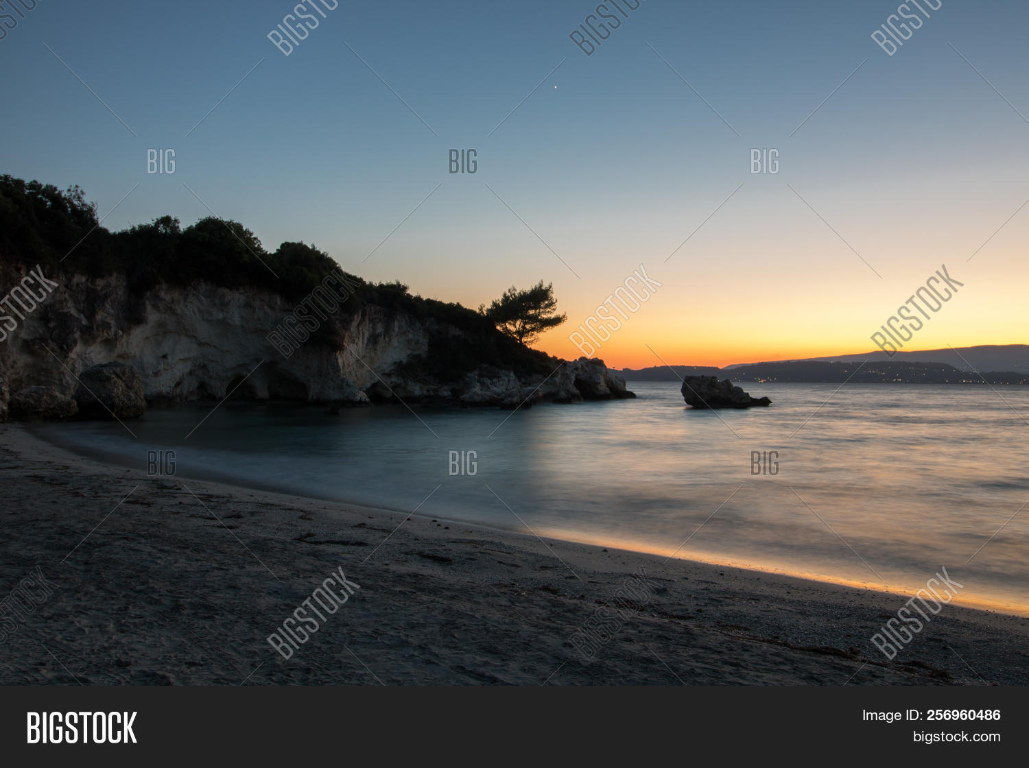 Blue Hour On Kalamia Image & Photo (Free Trial) | Bigstock