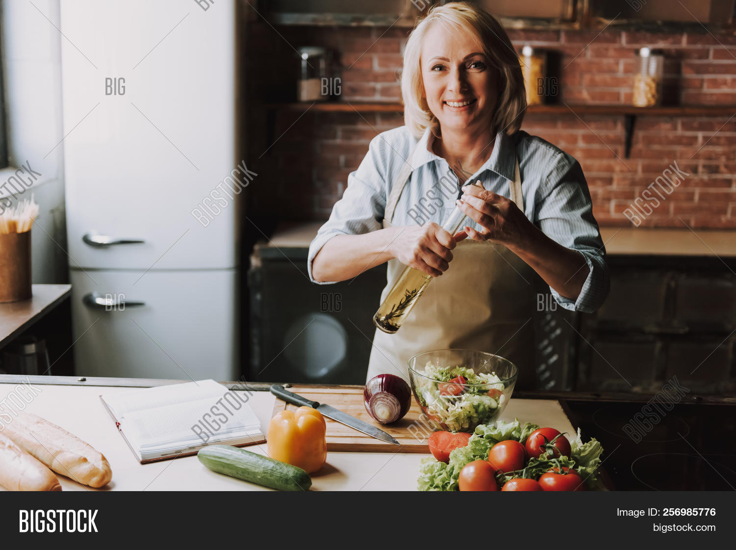 Senior Woman Cooking Image & Photo (Free Trial) | Bigstock
