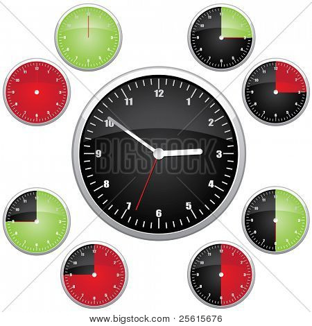Raster Version Clock Image & Photo (Free Trial) | Bigstock