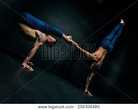 Male Acrobatic Duo Image & Photo (Free Trial) | Bigstock