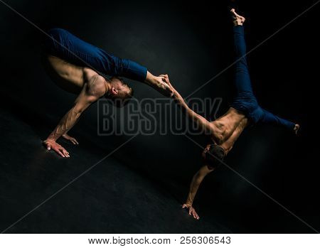 Male Acrobatic Duo Image & Photo (Free Trial) | Bigstock