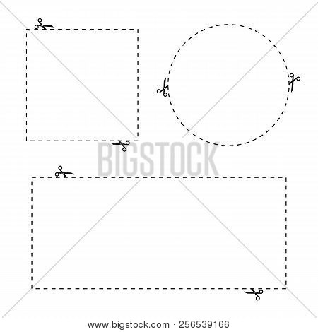 Scissor Border Images, Illustrations & Vectors (Free) - Bigstock