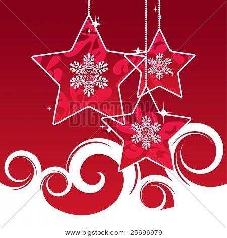 Red Christmas Stars Vector & Photo (Free Trial) | Bigstock