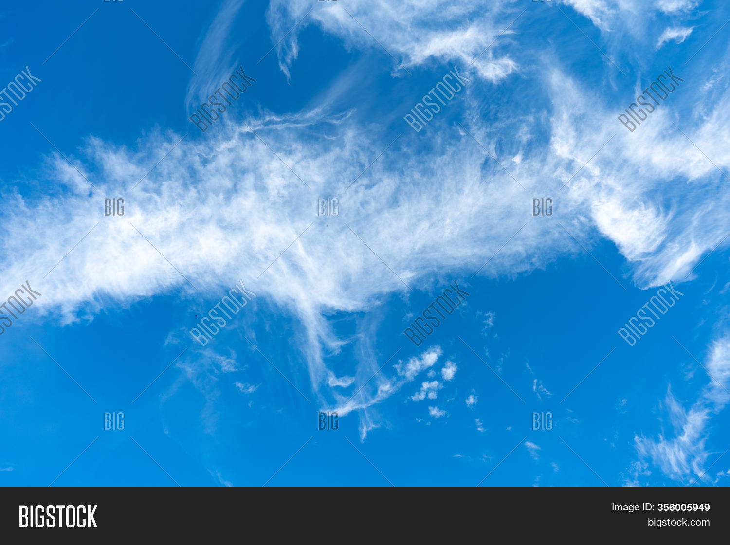 Cirrus Cloud Stripe, Image & Photo (Free Trial) | Bigstock
