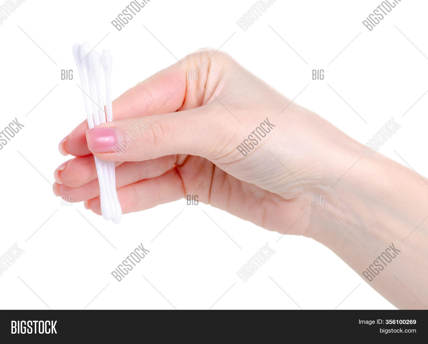 Cotton Swabs Hand On Image & Photo (Free Trial) | Bigstock