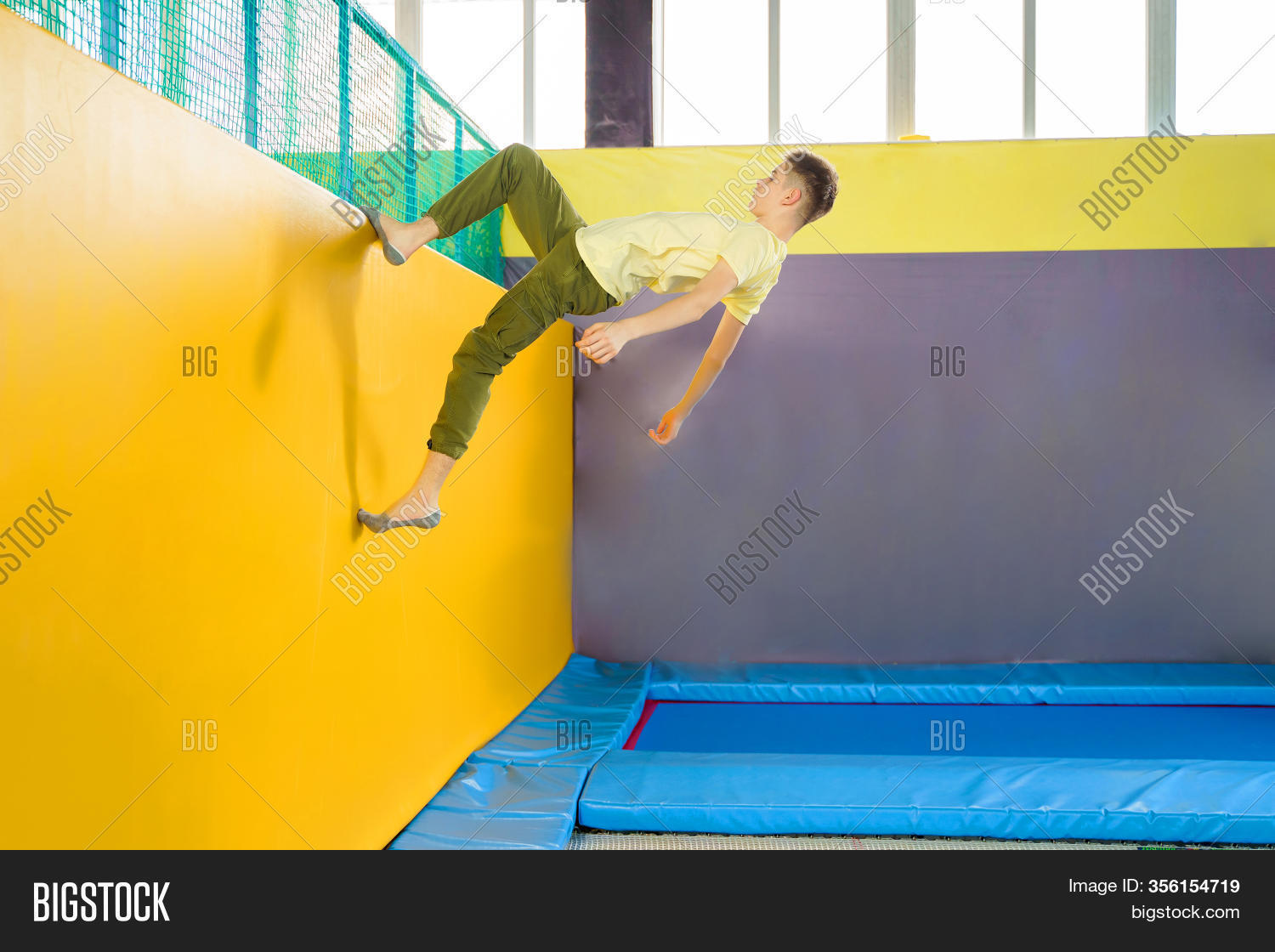Teenage Boy Jumping On Image & Photo (Free Trial) | Bigstock