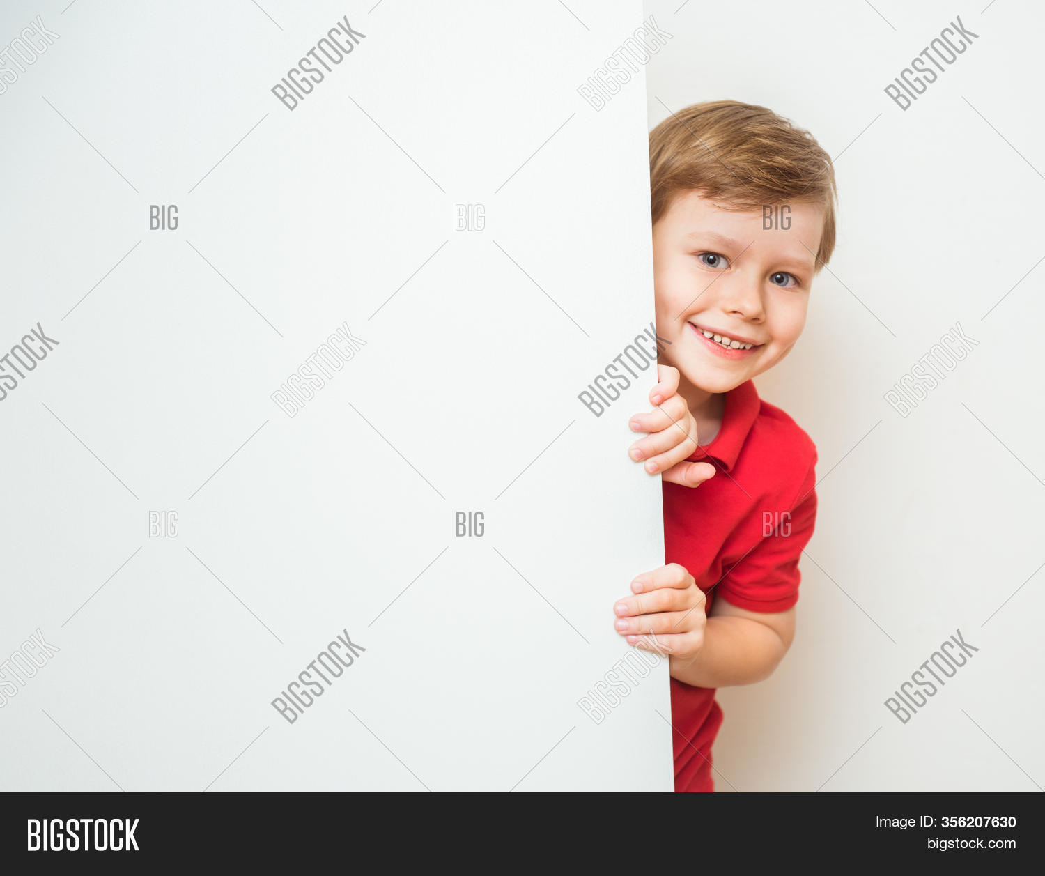 Happy Child Boy Peeks Image & Photo (Free Trial) | Bigstock