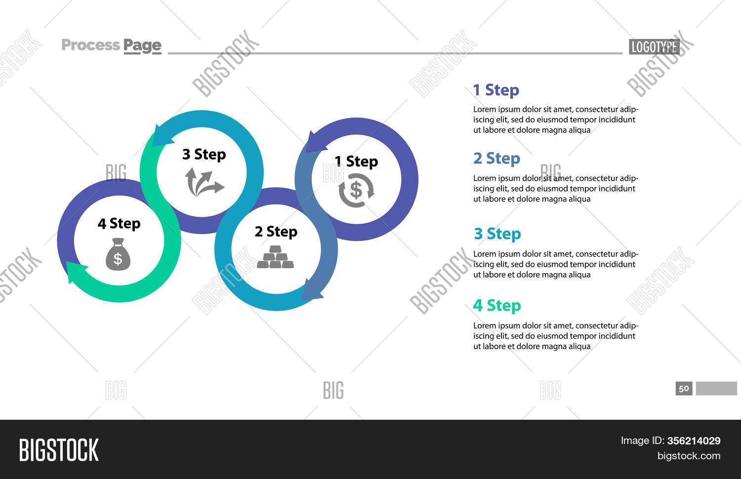 Four Step Process Image & Photo (Free Trial) | Bigstock