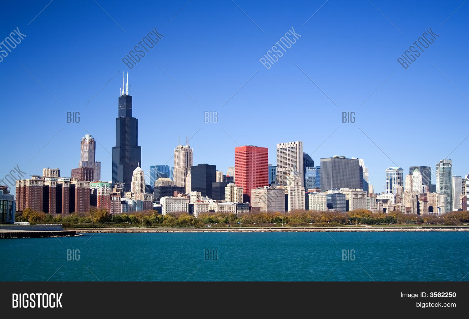 Chicago Skyline Incl Image & Photo (Free Trial) | Bigstock