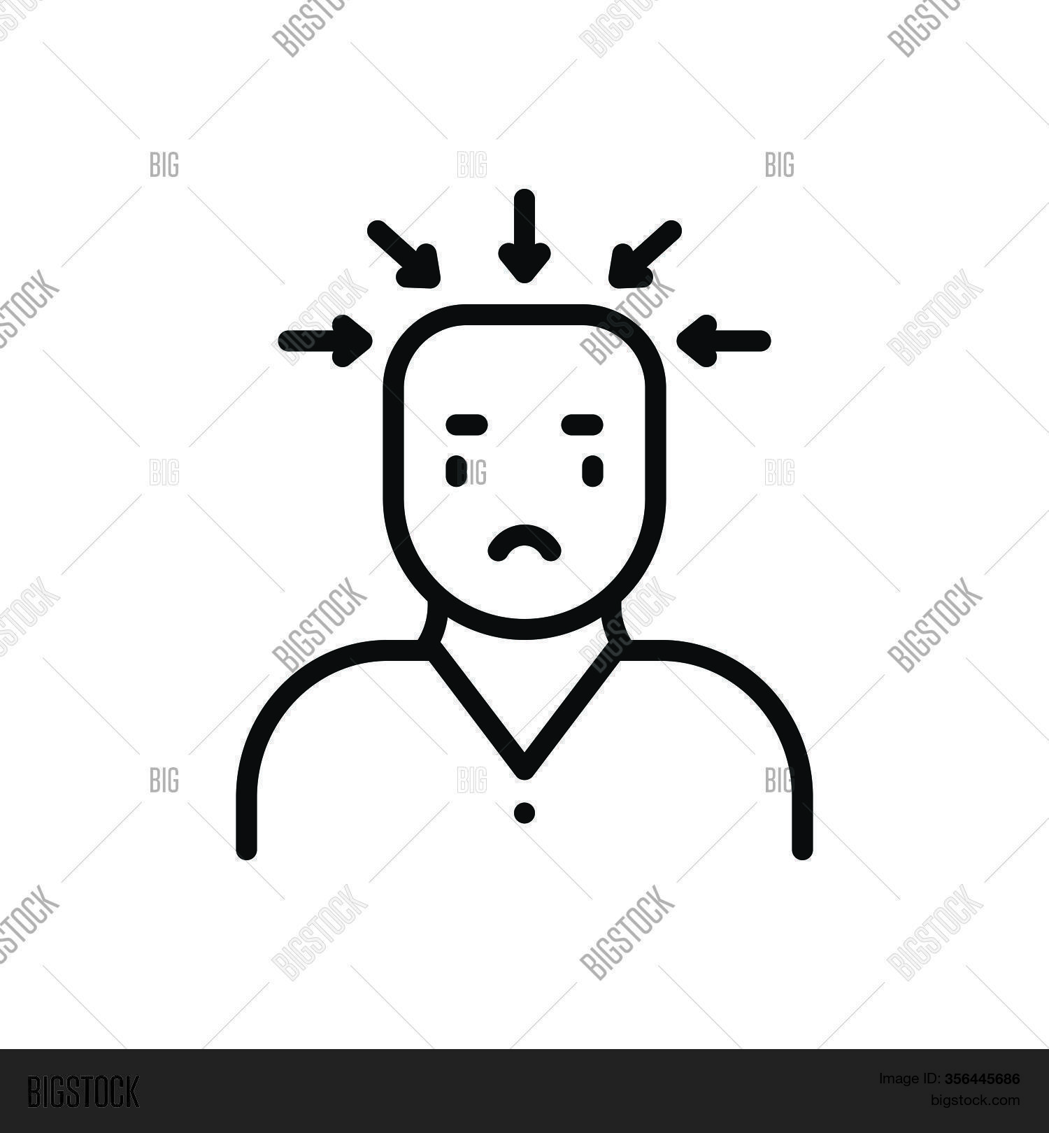 Black Line Icon Vector & Photo (Free Trial) | Bigstock