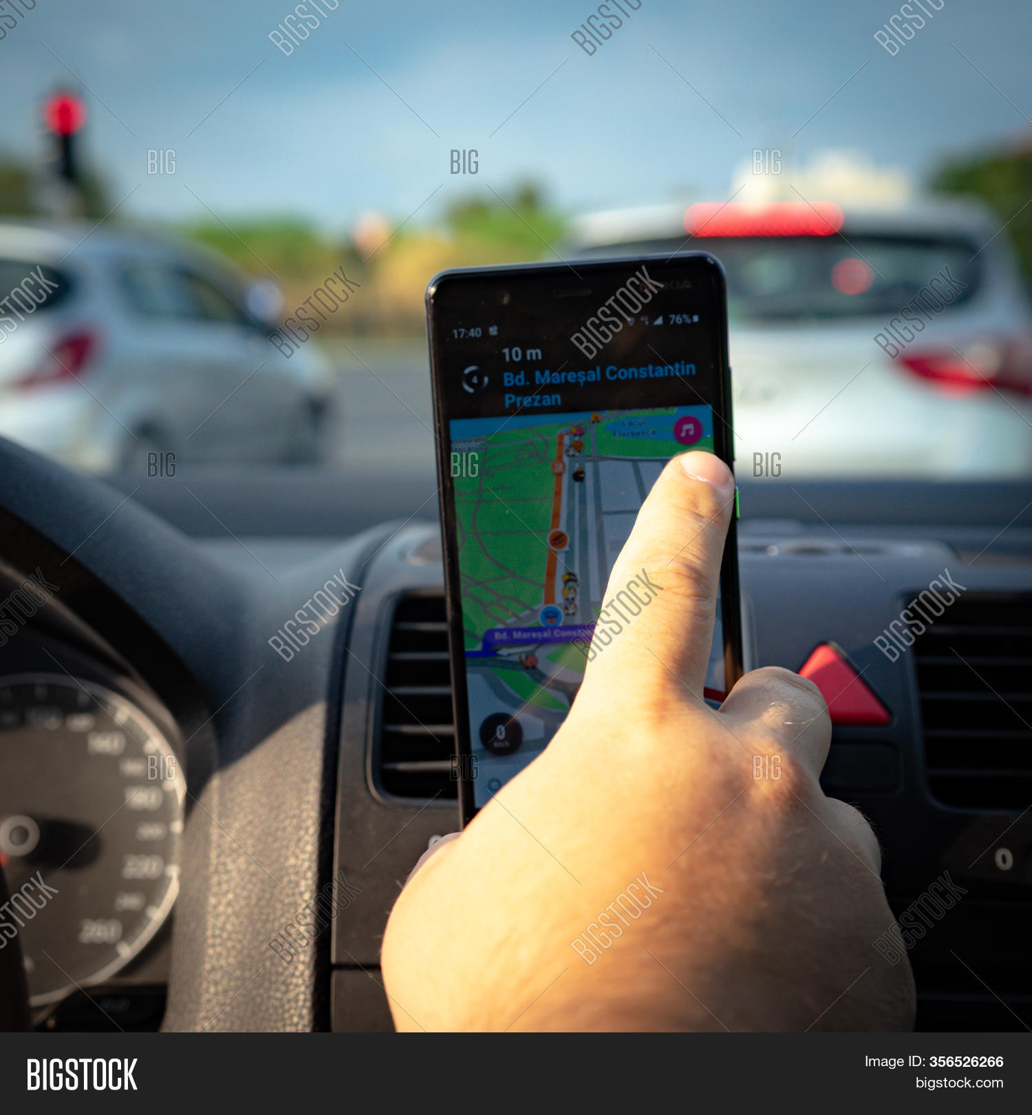 Car Dashboard View Image & Photo (Free Trial) | Bigstock