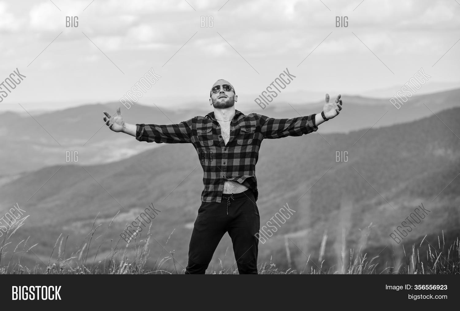 Man Stand On Top Image & Photo (Free Trial) | Bigstock